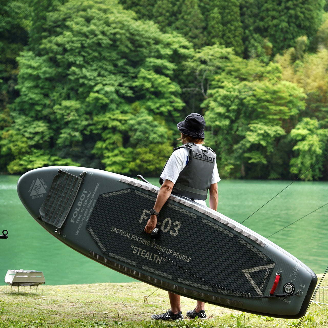 TACTICAL FOLDING SUP（タクティカルフォールディングサップ） 【GREY】 – FOLBOT
